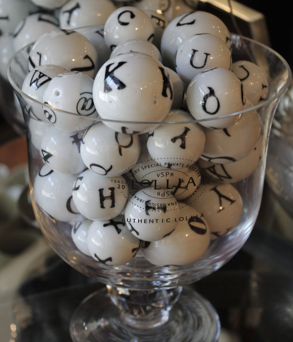 Ceramic Letter Balls – Material Appreciation